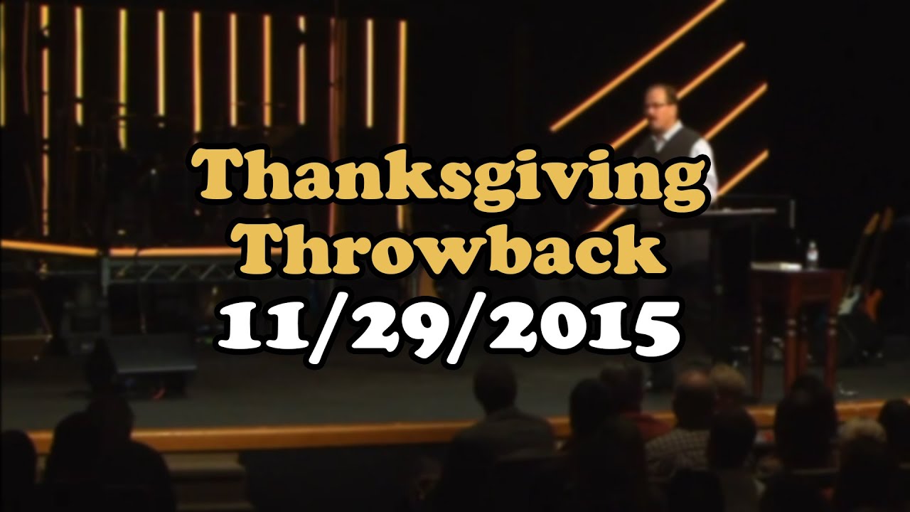 Thanksgiving Throwback - YouTube