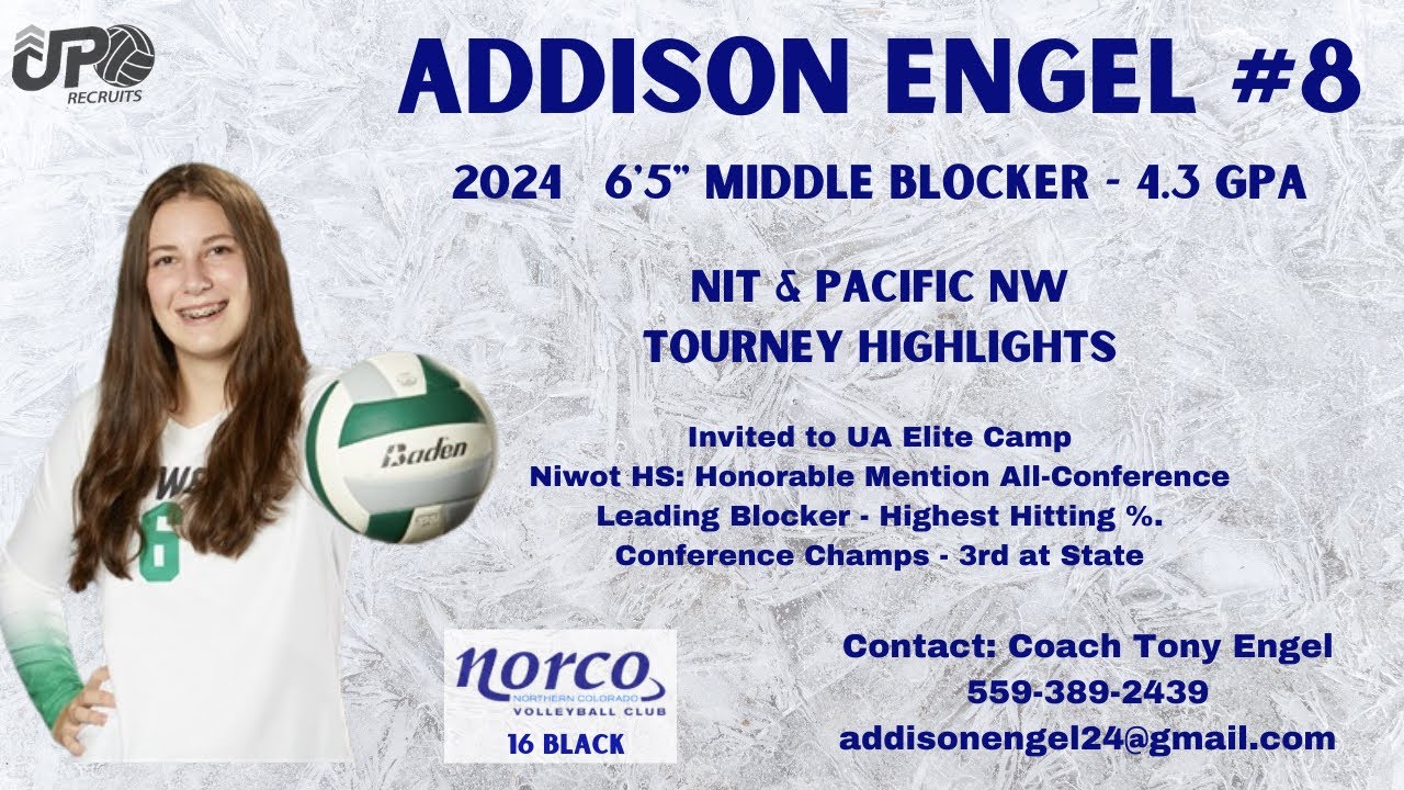 Addison Engel 2024 6'5 MB NIT&PNW - YouTube