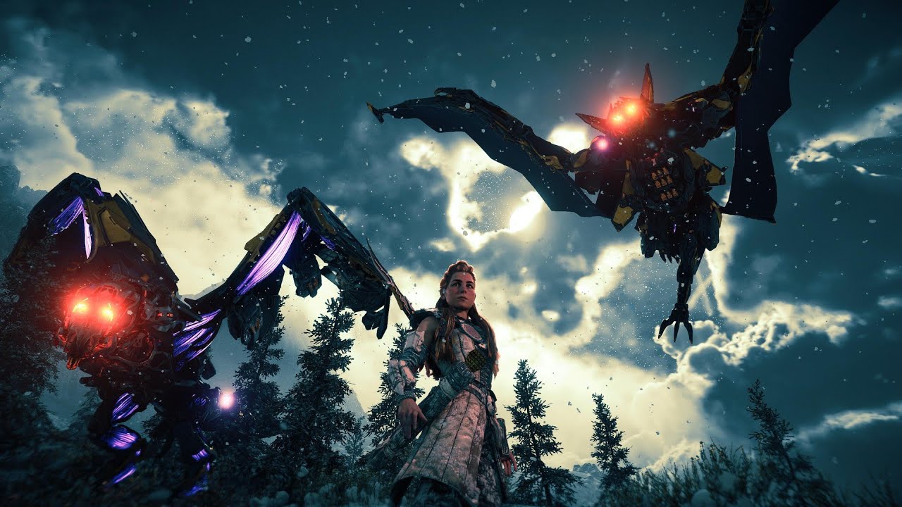 Horizon Forbidden West - Apex Duo (Stormbird & Dreadwing) - YouTube