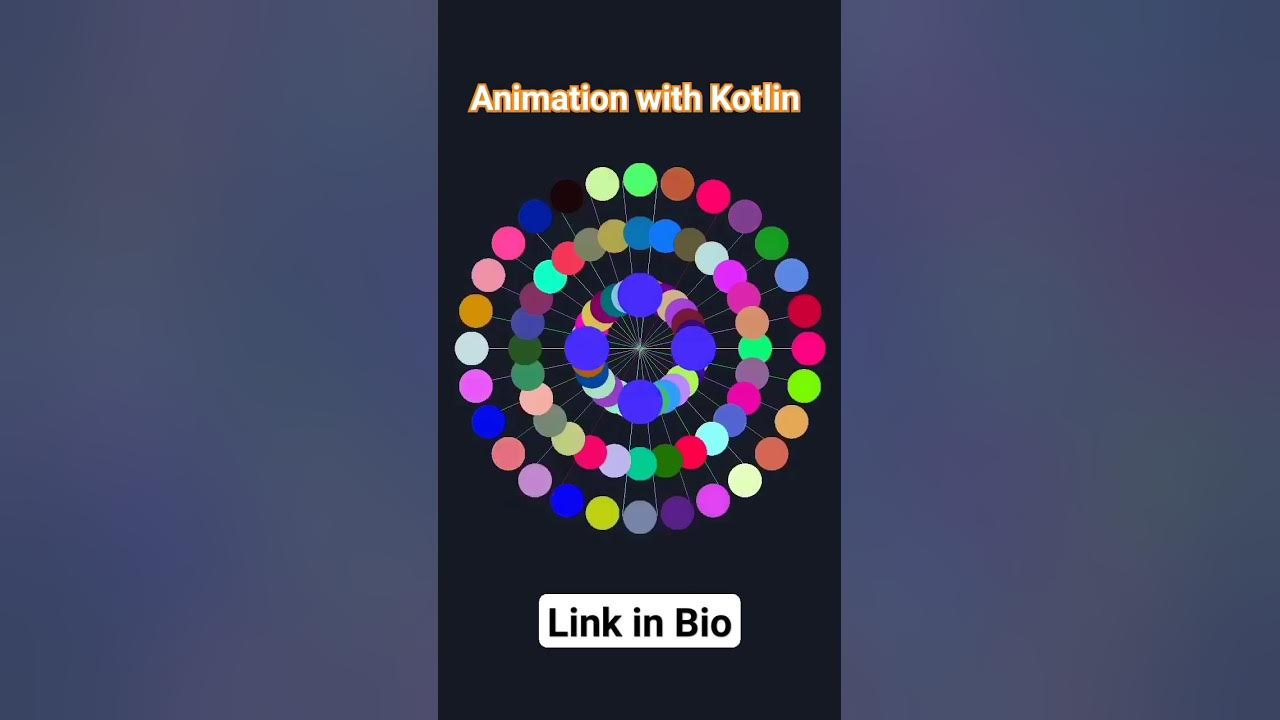Animation with Kotlin #kotlin #androidstudio #application #uidesign ...