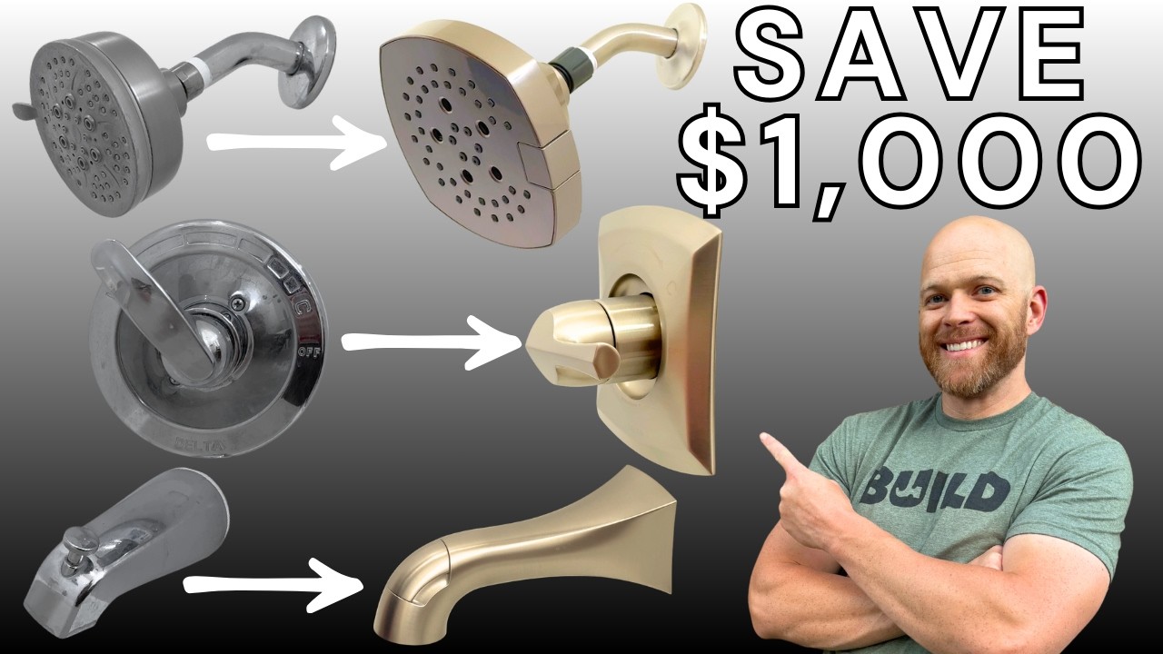 Easier Than I Thought | Replace Shower and Bathtub Faucet - YouTube