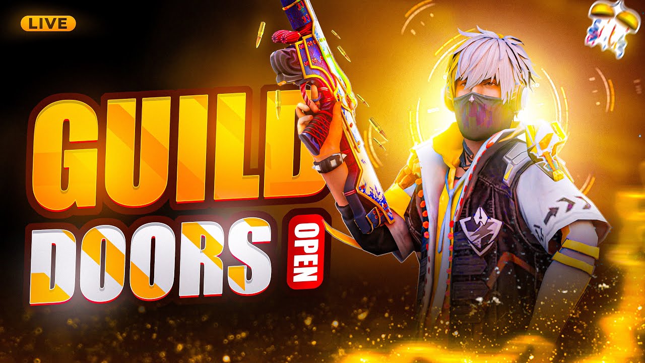 GUILD DOORS OPEN 🔥🔥SHOW YOUR TALENT | JOIN OUR GUILD #freefirelive # ...