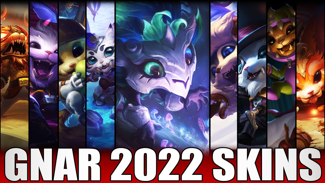 GNAR SKINS 2022 | All Gnar Skins Including Elderwood Gnar - YouTube