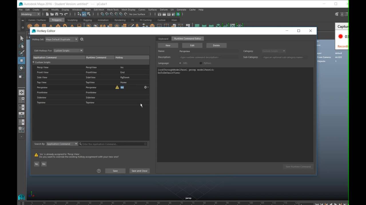 How to configure Maya's viewport to behave like Blender's viewport - YouTube