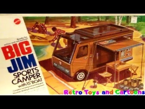 Big Jim Sports Camper with 15" Boat Commercial Retro Toys and Cartoons ...