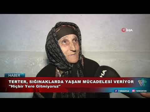 Terter Sığınaklarda Yaşam Mücadelesi Veriyor
