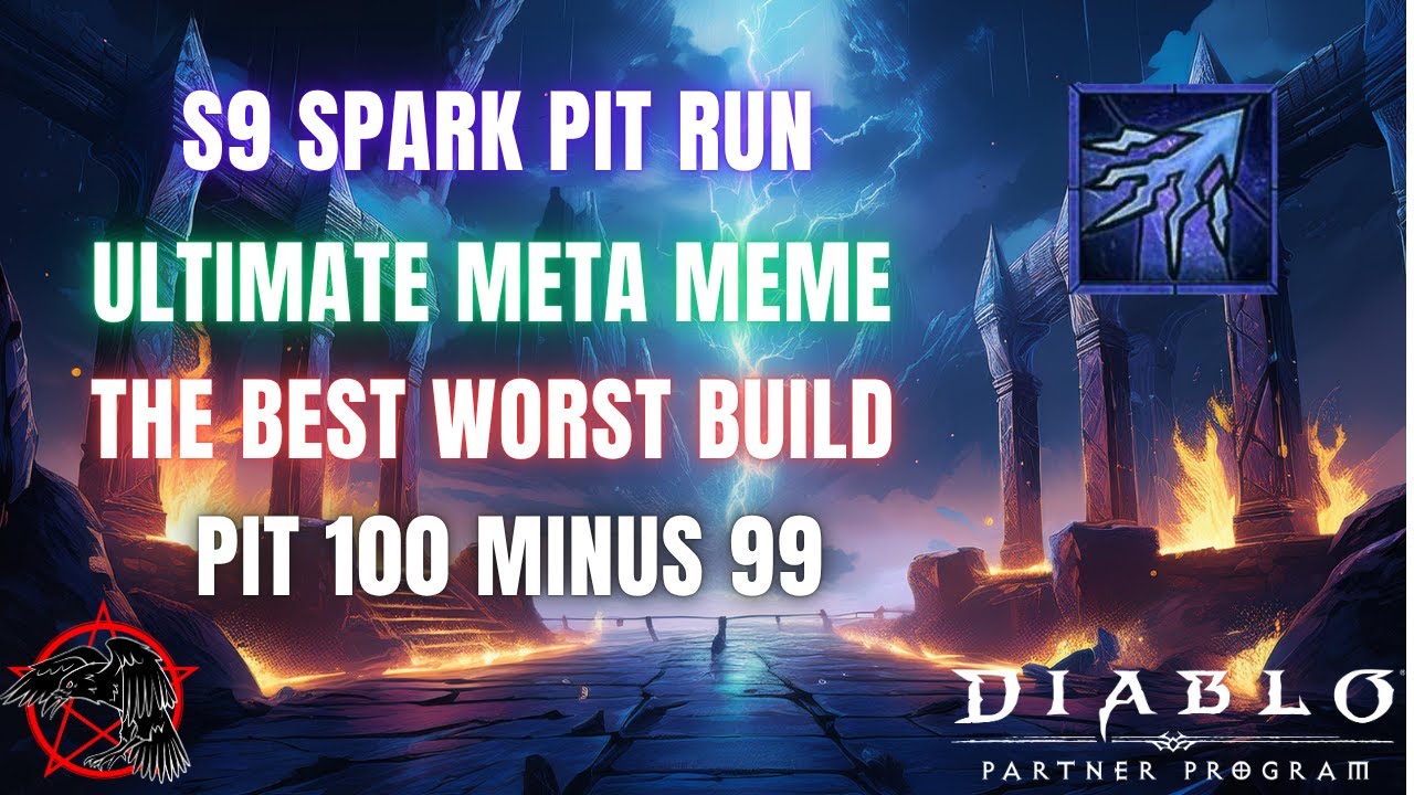 S9 Spark Pit Clear - Ultimate Meta Meme Build - Pit 100 minus 99 tiers ...