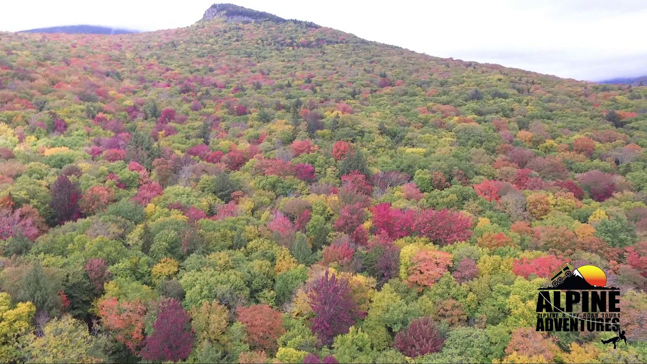 Fall Foliage in the White Mountains at Alpine Adventures - YouTube