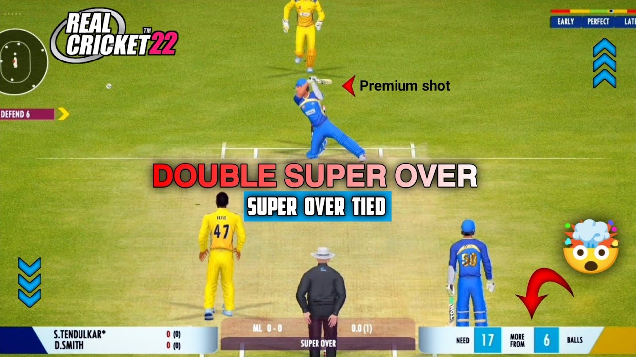 Double super over in Rc22 || Rare match in rc22 || rc22 new update ...