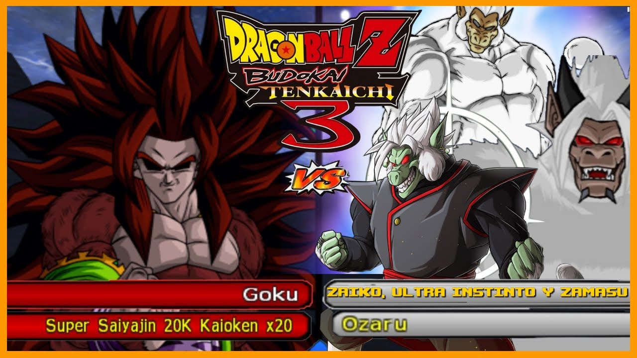 GOKU SSJ 20K KAIOKEN X20 VS LOS OZARUS | ISO ULTIMATE Ω WORLD 1.0 | 1 ...
