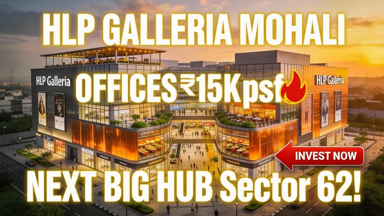 HLP Galleria Mohali: BEST Commercial Shops Near Phase 7 Sector-62 ...