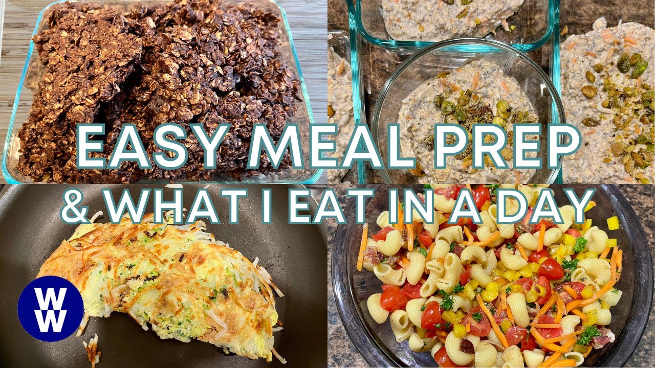 WW Meal Prep | What I Eat In A Day on WW | Full Day In The Kitchen With ...