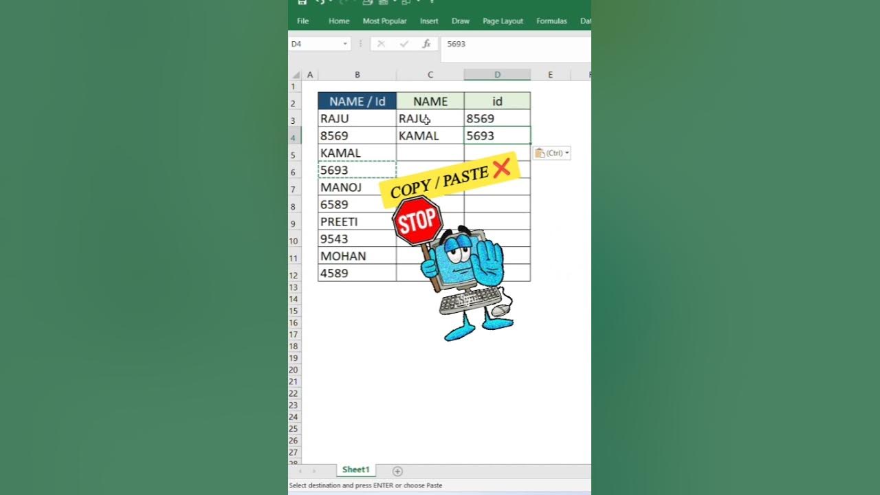 Excel Exceltricks Exceltips Viral Viralvideos Viralshort Viralshorts Youtube