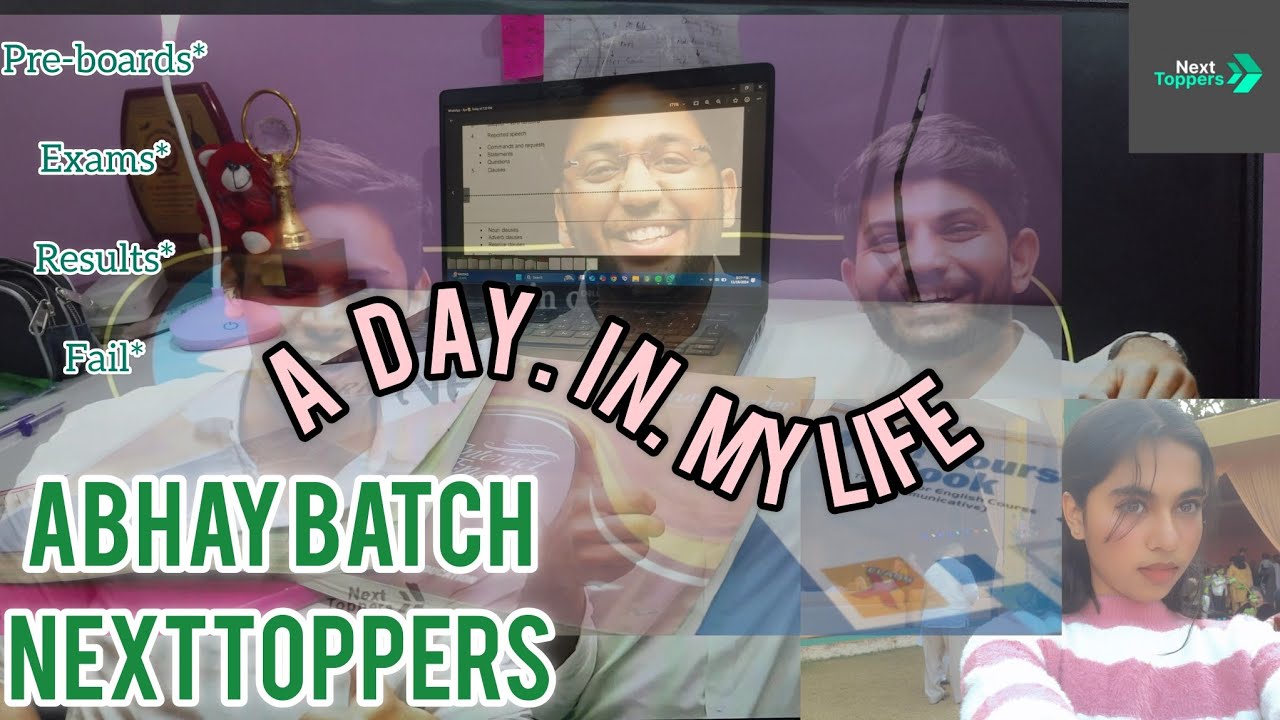 DAY IN MY LIFE AS 10TH GRADER* *Abhay batch ️@NextToppers23 #cbse #fyp ...