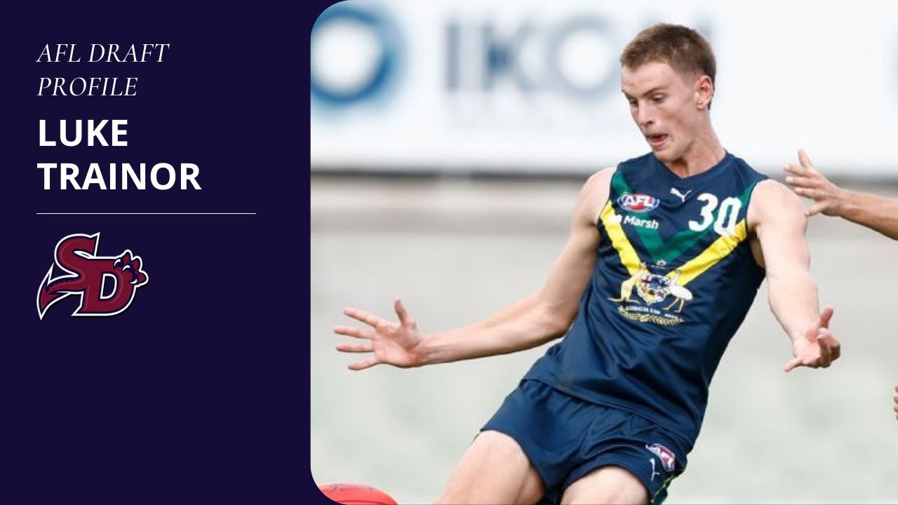 AFL Draft 2024 Player Profile - Luke Trainor - YouTube