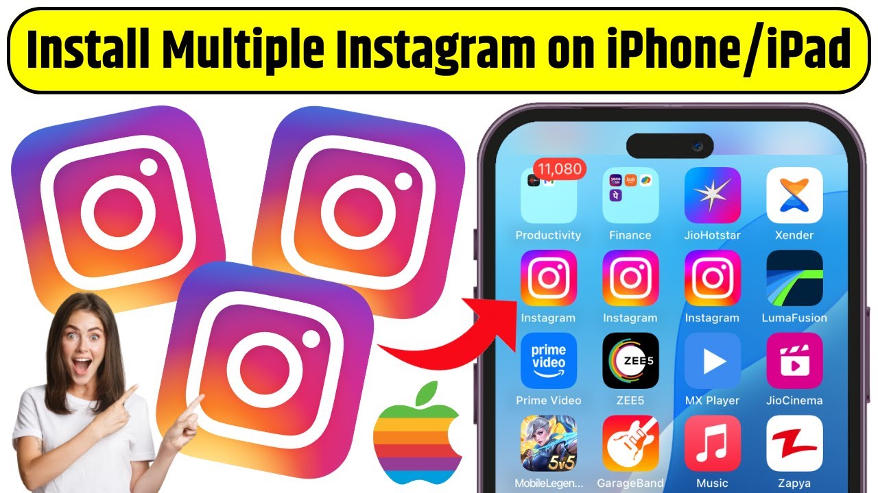 How to Install Multiple Instagram on iPhone | Use 2 Instagram on iPhone ...