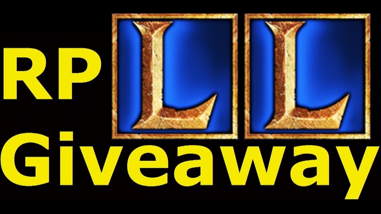 FREE RP Giveaway - League of Legends 3 - YouTube