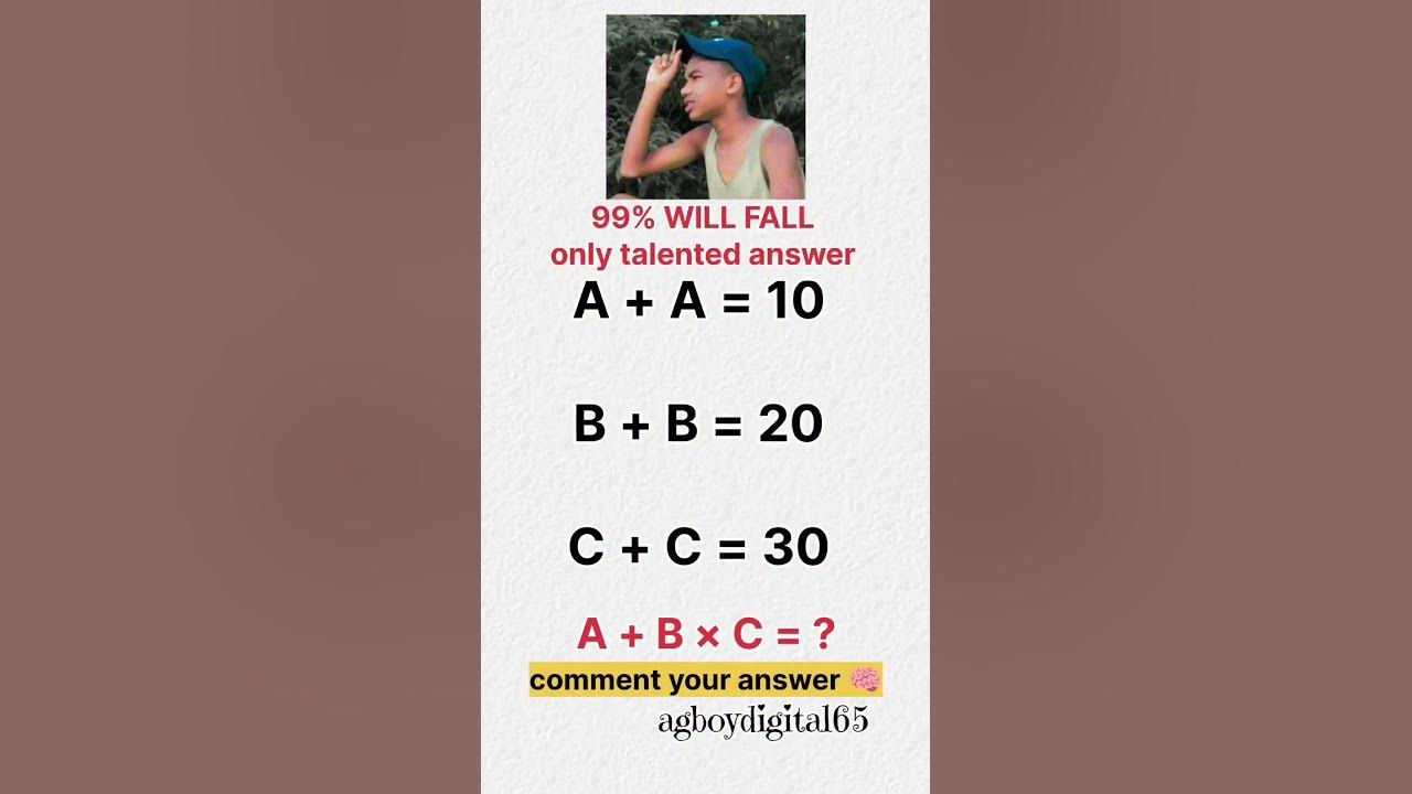 Comment Your Answer 🤔🧠 Maths Mathstricks Solveitquickly Ssc Puzzle