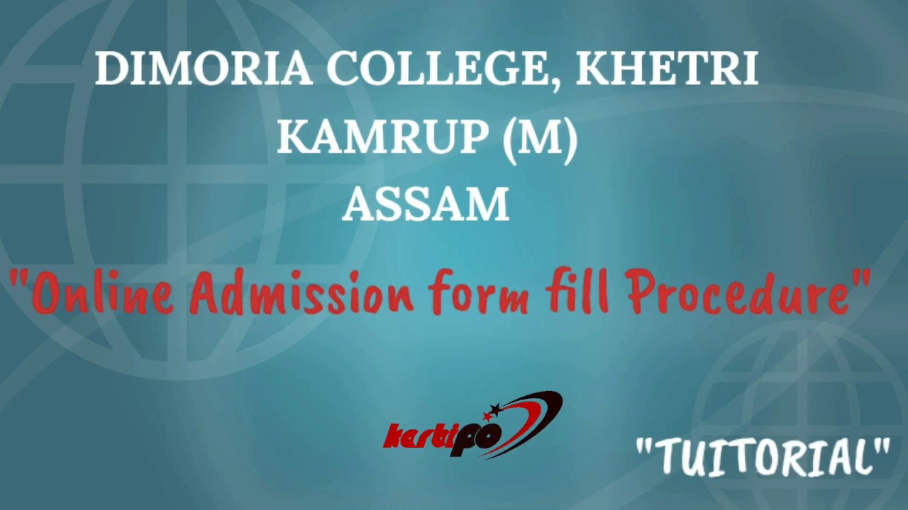 KOSONSI DIMORIA COLLEGE, KHETRI ALONG ONLINE ADMISSION FORM PAPLENG PO ...