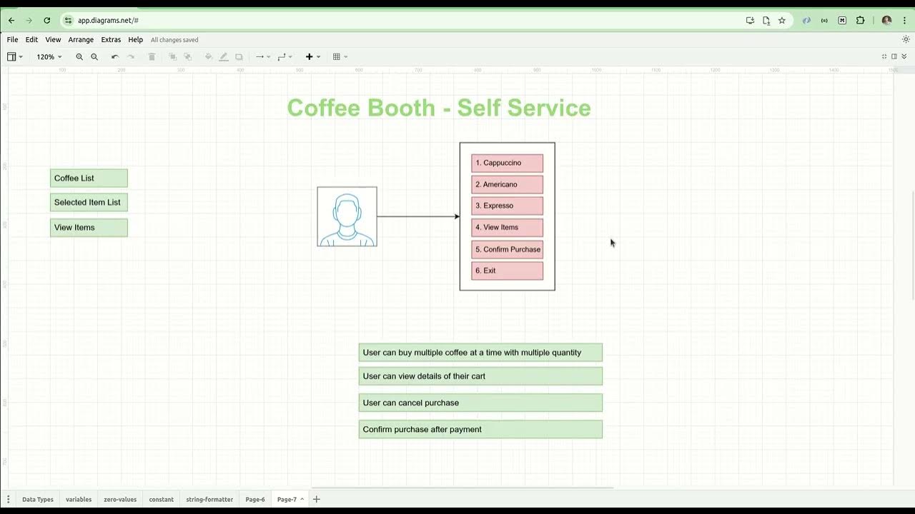Go Programming Bangla - 17 Coffee Booth App Part 1 - YouTube