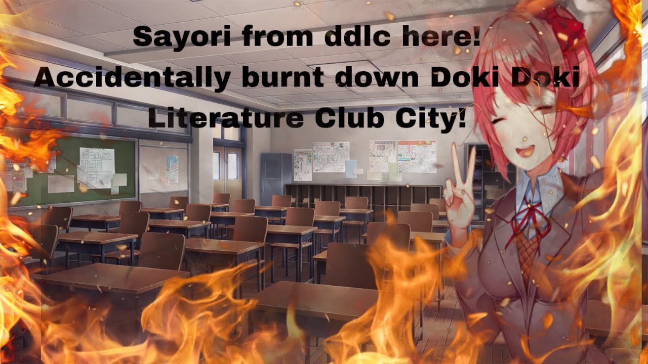 Sayori from ddlc here,whoops. - YouTube