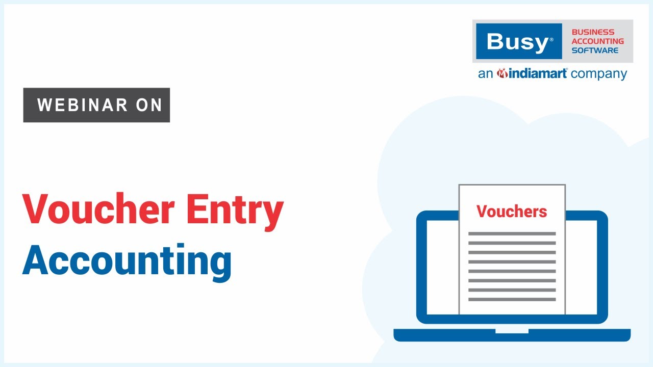 Voucher Entry Accounting (English) - YouTube