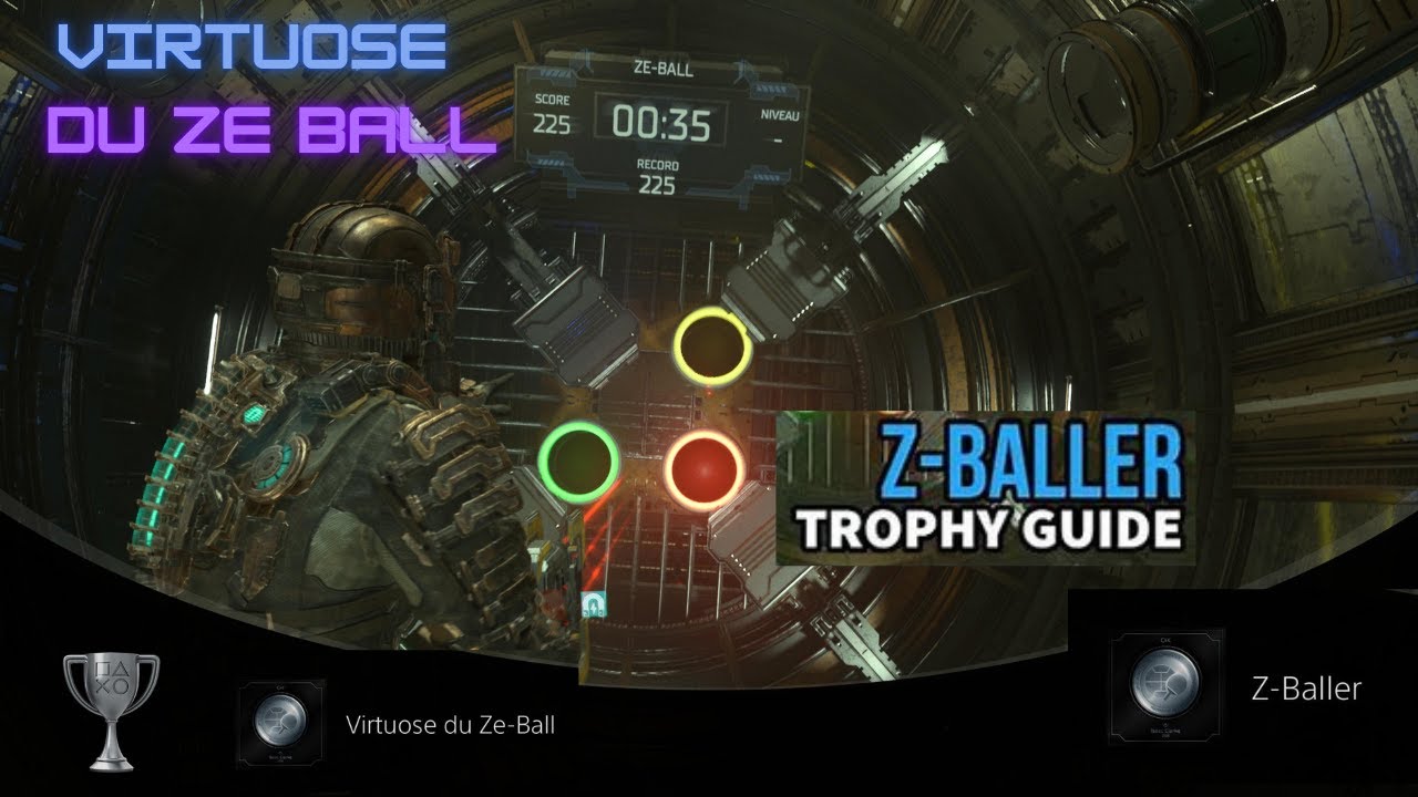 DEAD SPACE remake _ Z- Baller trophy_Virtuose du Ze-ball trophée ...