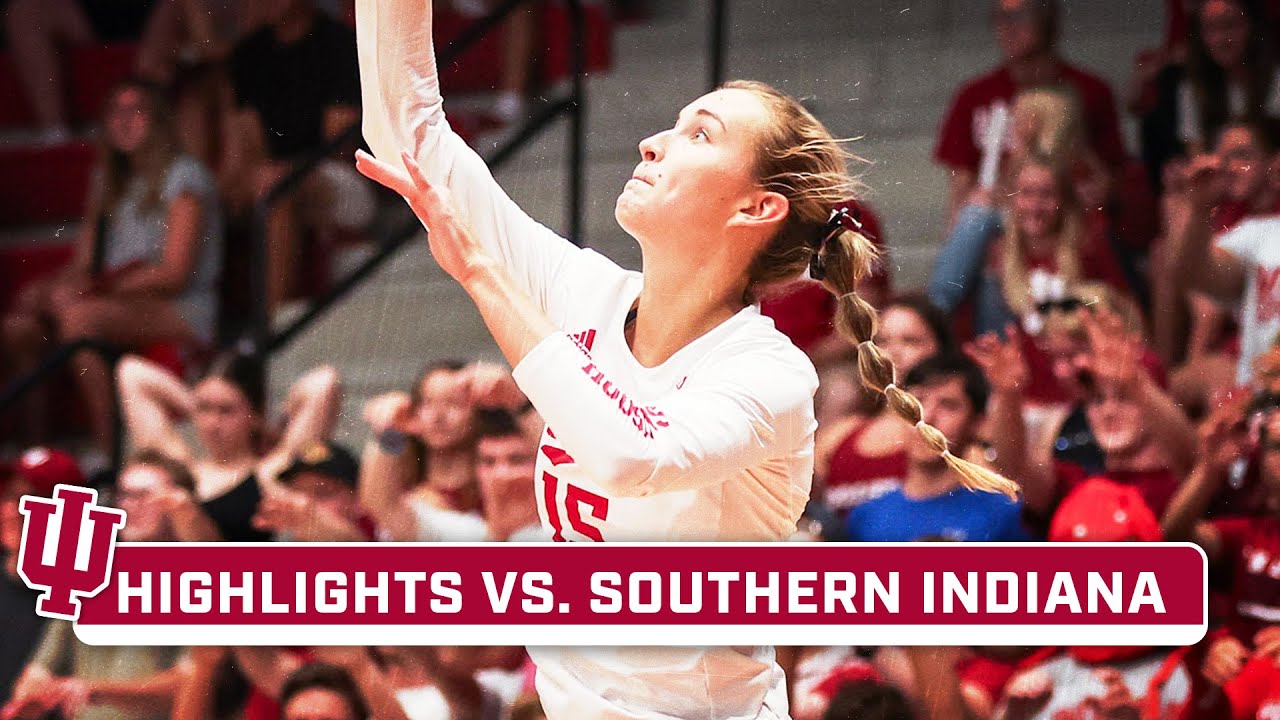 Southern Indiana at Indiana | Highlights | Big Ten Volleyball | 8/26 ...