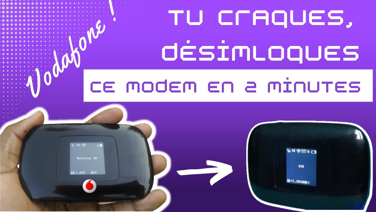 Comment DÉBLOQUER ou CRACKER Tout MoDem VODAFONE en 3 minutes - YouTube