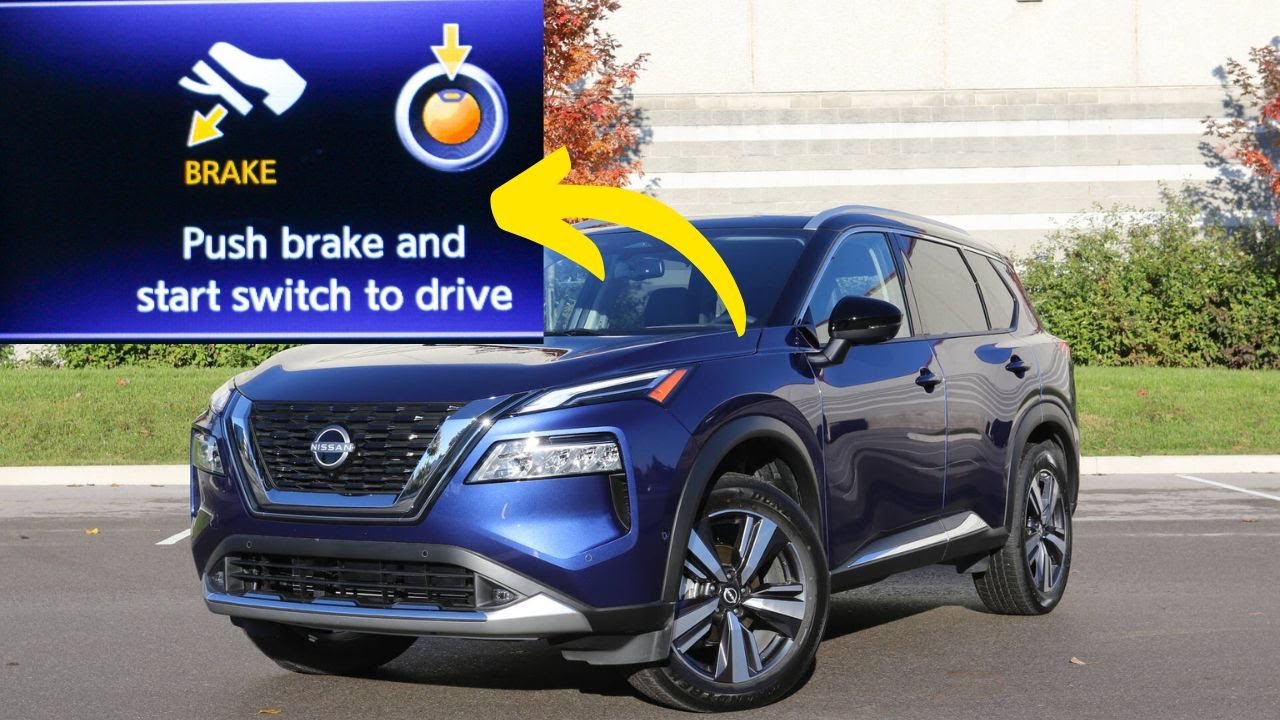 “Push brake and start switch to drive” in Nissan. What’s this? - YouTube