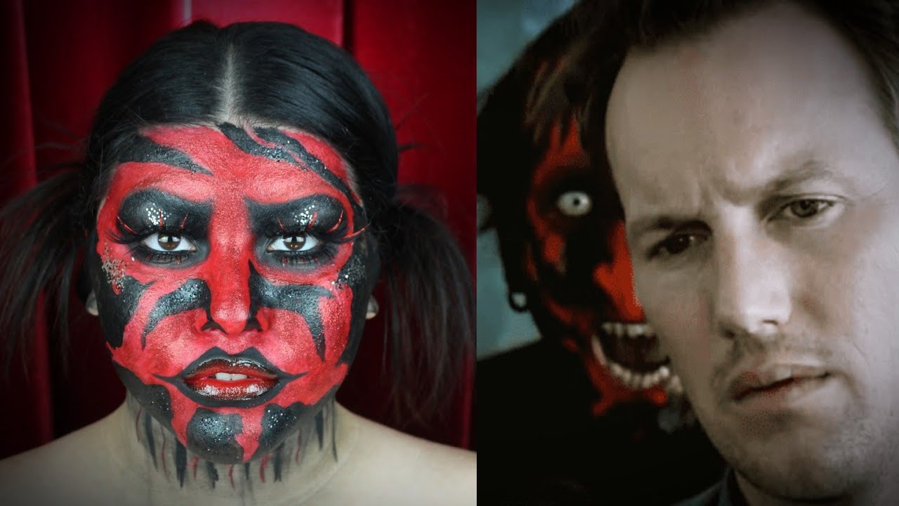 Insidious Lipstick Face Demon Glam | Halloween Makeup Tutorial 2020 ...
