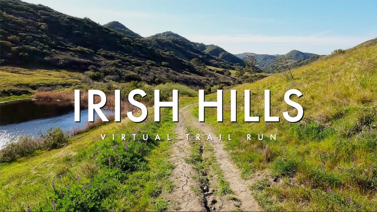 Virtual Trail Running - California - Irish Hills Trail System - YouTube