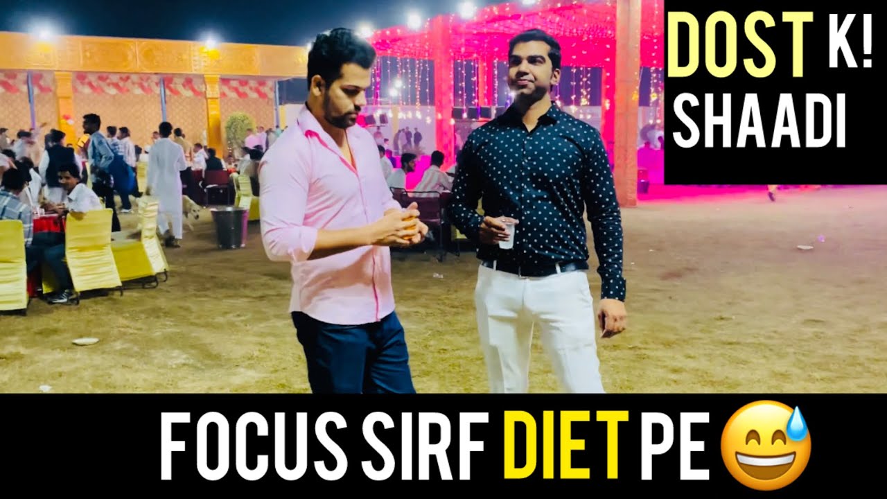 Shaadi ka Khana 🤤 | Dost ki Shadi | Sameer India Vlog - YouTube