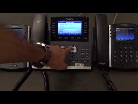 Yealink Call Forward No Answer - YouTube