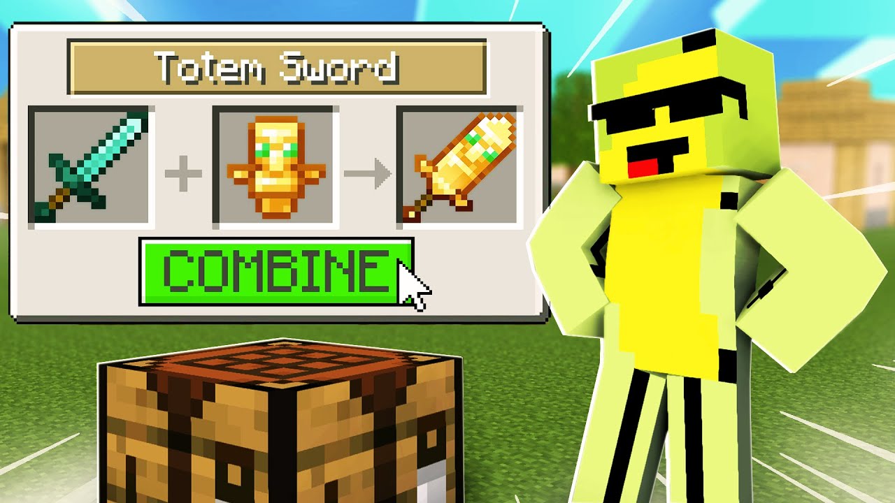 Minecraft But I can COMBINE ITEMS! - YouTube