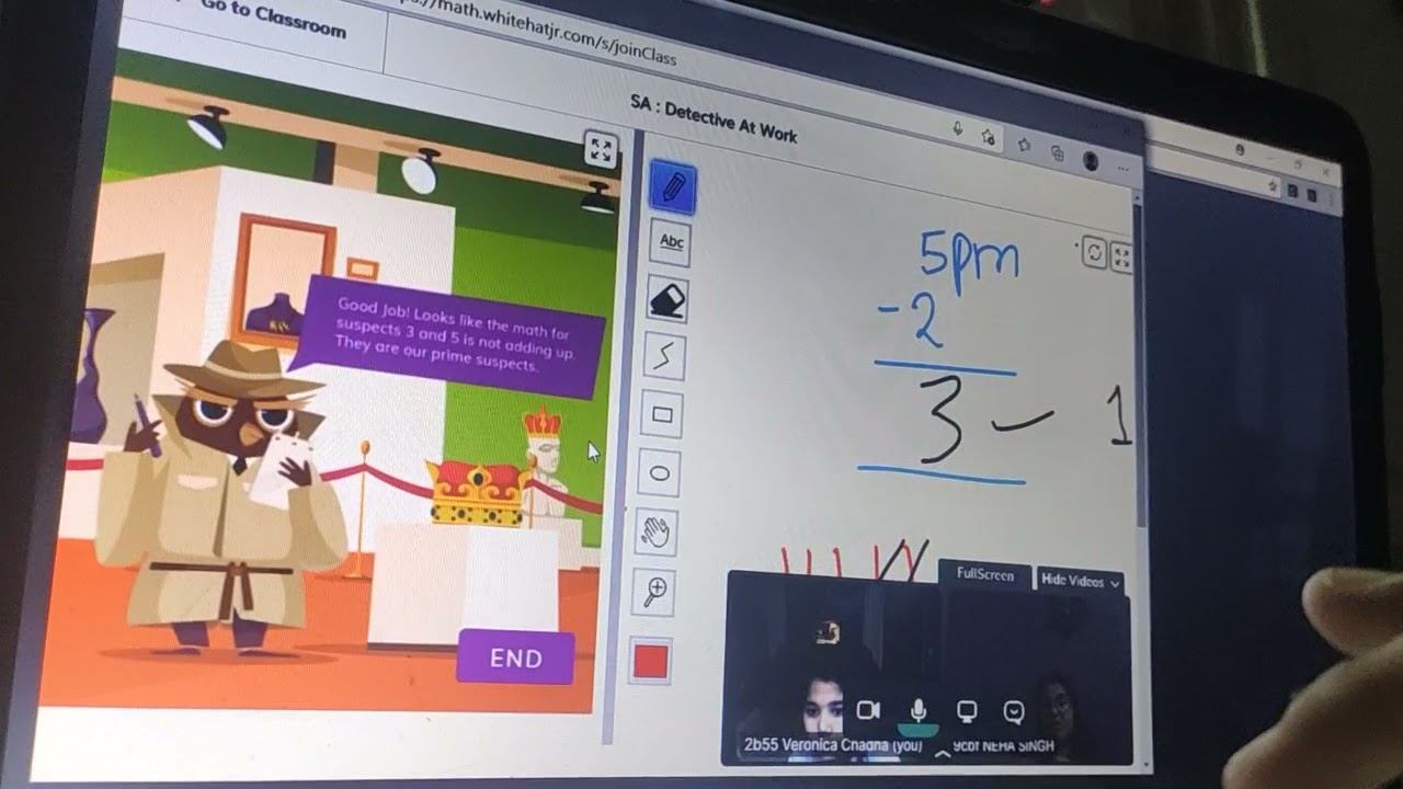 white hat junior maths demo for 1st class kids. - YouTube