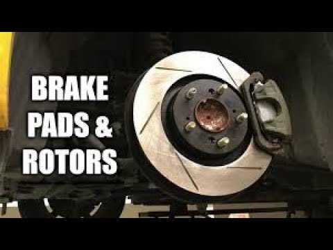 Toyota Camry front brakes and rotors replacement. (2008---2012) - YouTube