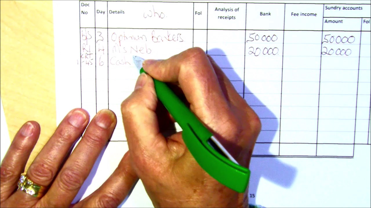 Cash journal - YouTube