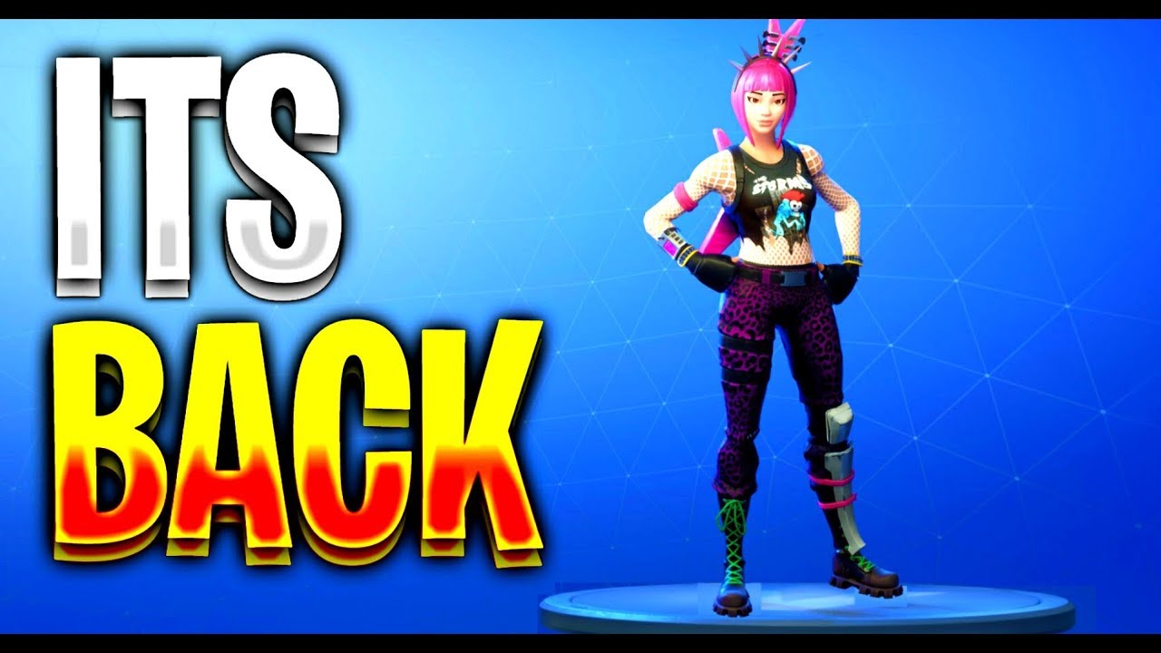 FORTNITE "POWER CHORD" SKIN + "ROCK OUT" EMOTE IS BACK!!! (Fortnite ...