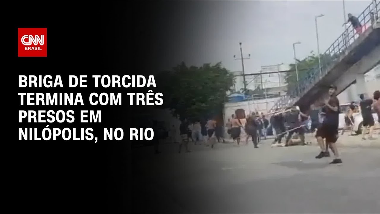 Briga de torcida termina com três presos em Nilópolis, no Rio | CNN ...
