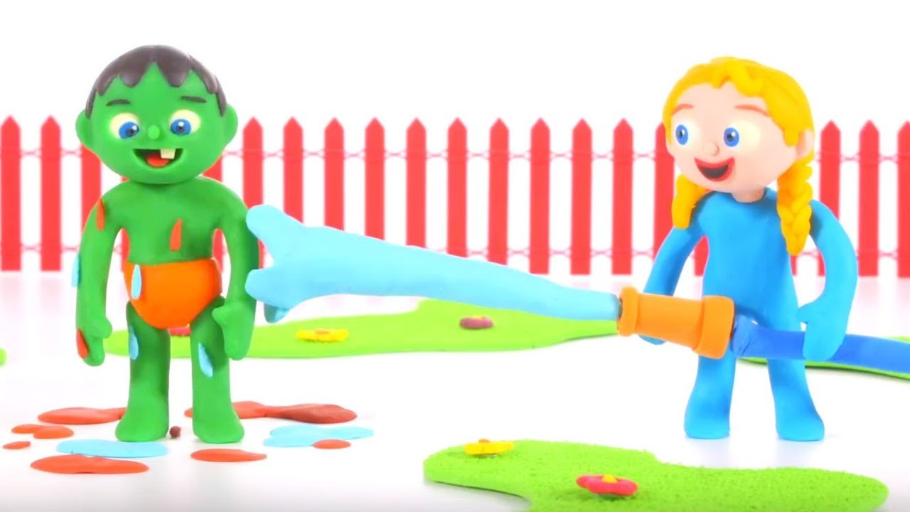 Kids Playing With Water Cartoons For Kids - YouTube