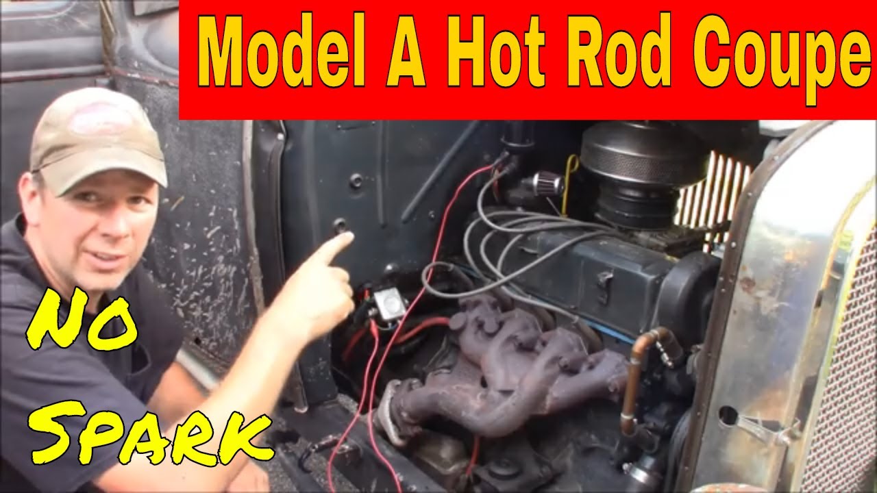 Model A Hot Rod Coupe: Duraspark Ignition Problems - YouTube