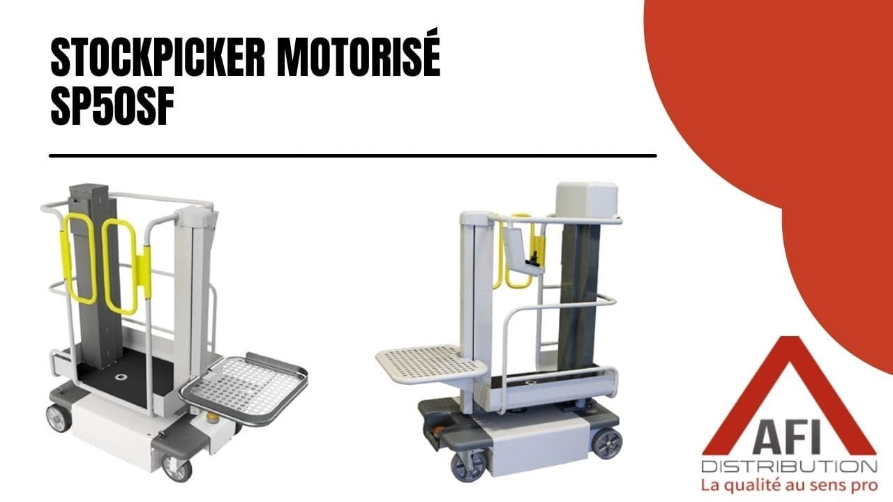 Stockpicker motorisé SP50SF - AFI DISTRIBUTION - YouTube