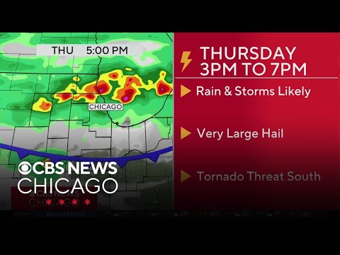 Chicago weather: Mild and breezy Wednesday evening; storms on Thursday