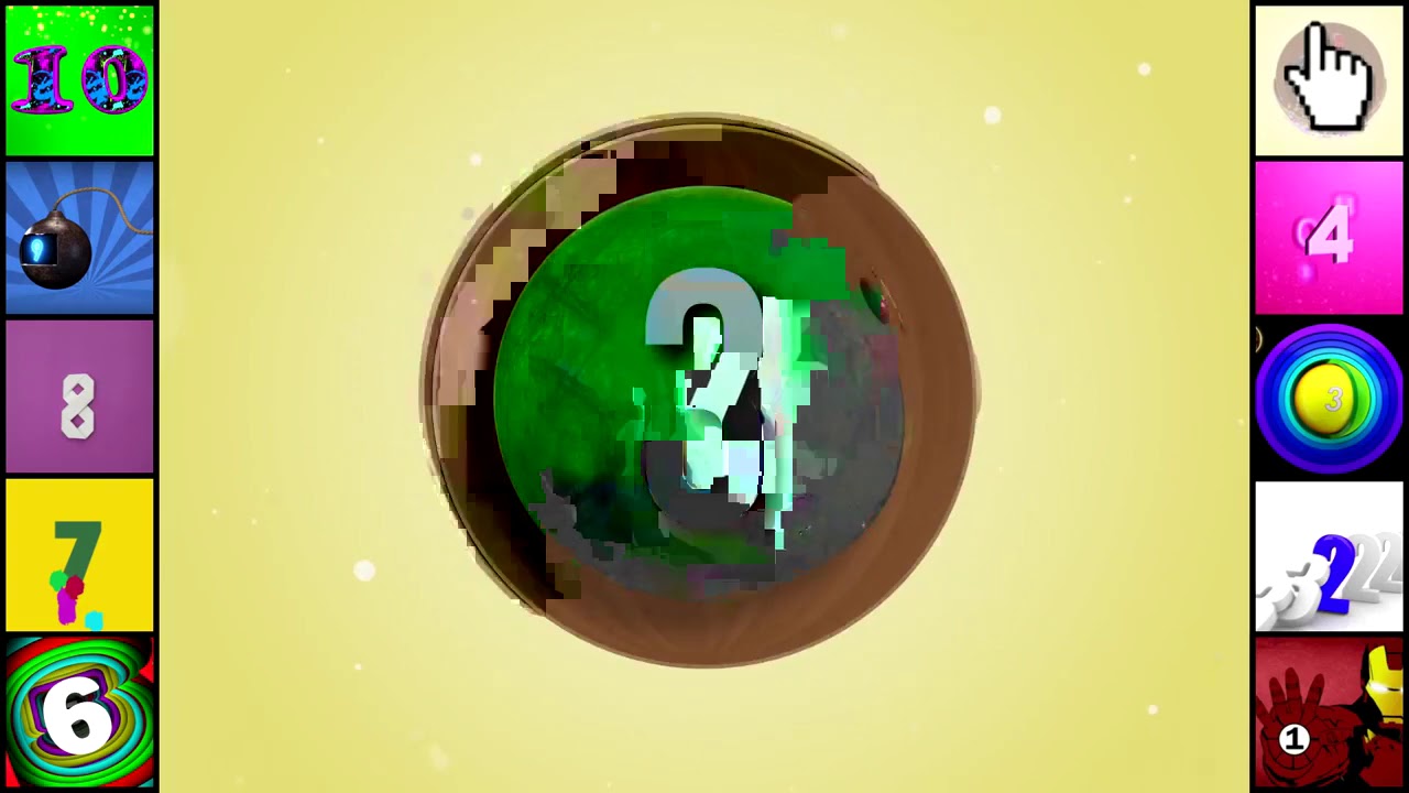 Countdown Numbers from 10 Top 10, Kids Numbers, Kids Count Numbers ...