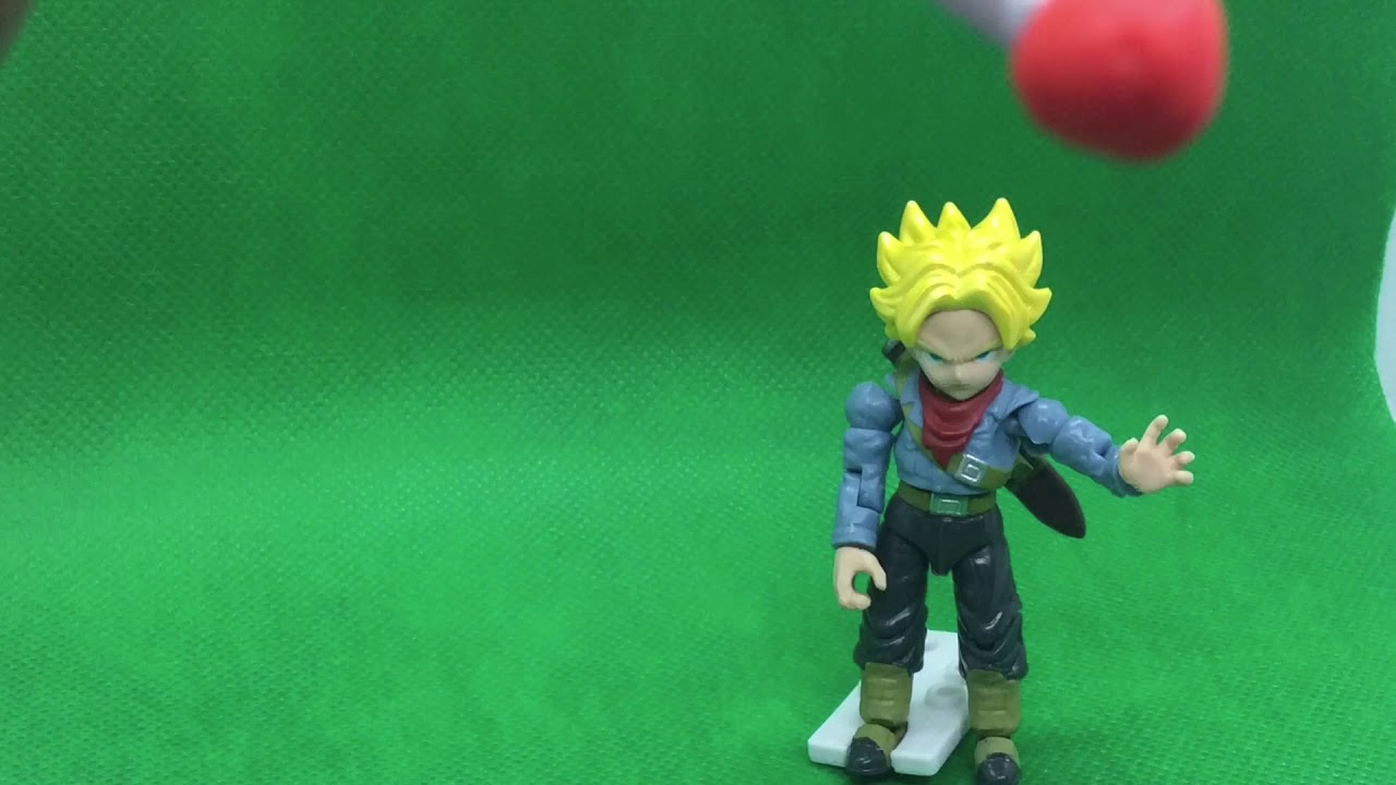 Dragon Ball Stop Motion- Trunks let’s out pikachu - YouTube