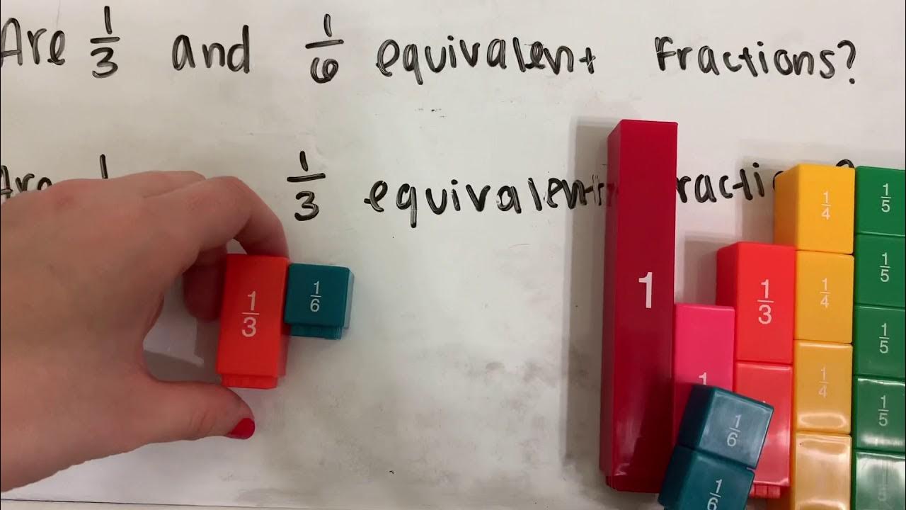 Using fraction towers to teach equivalent fractions and simplifying ...