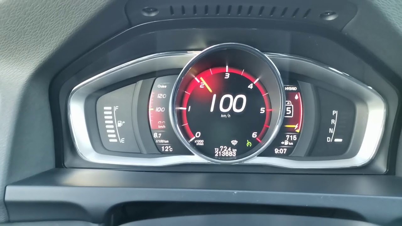 Volvo V60 Hybrid DPF regenerating - YouTube