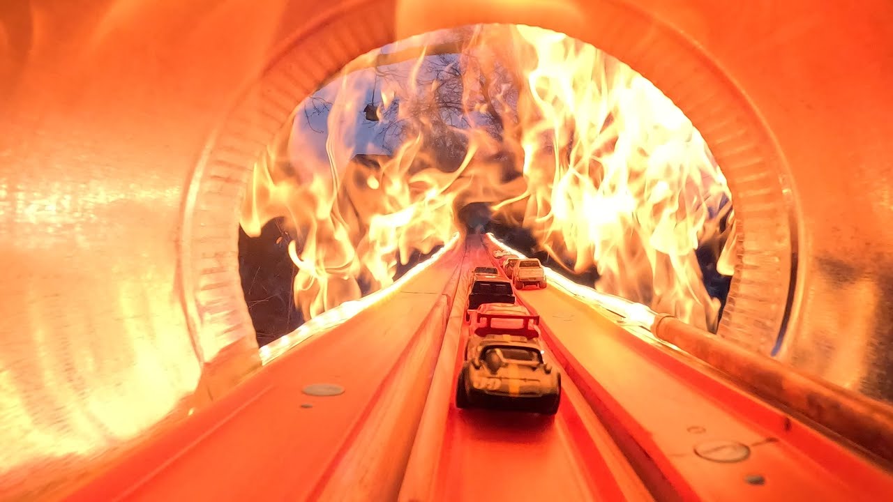 I made a GoPro Million Dollar Hot wheels Track - YouTube