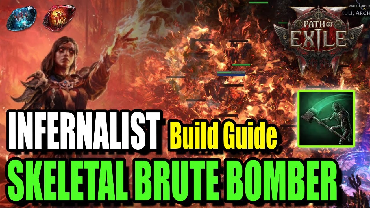 Skeletal Brute Righteous Bomber Infernalist | Full Build Guide - YouTube